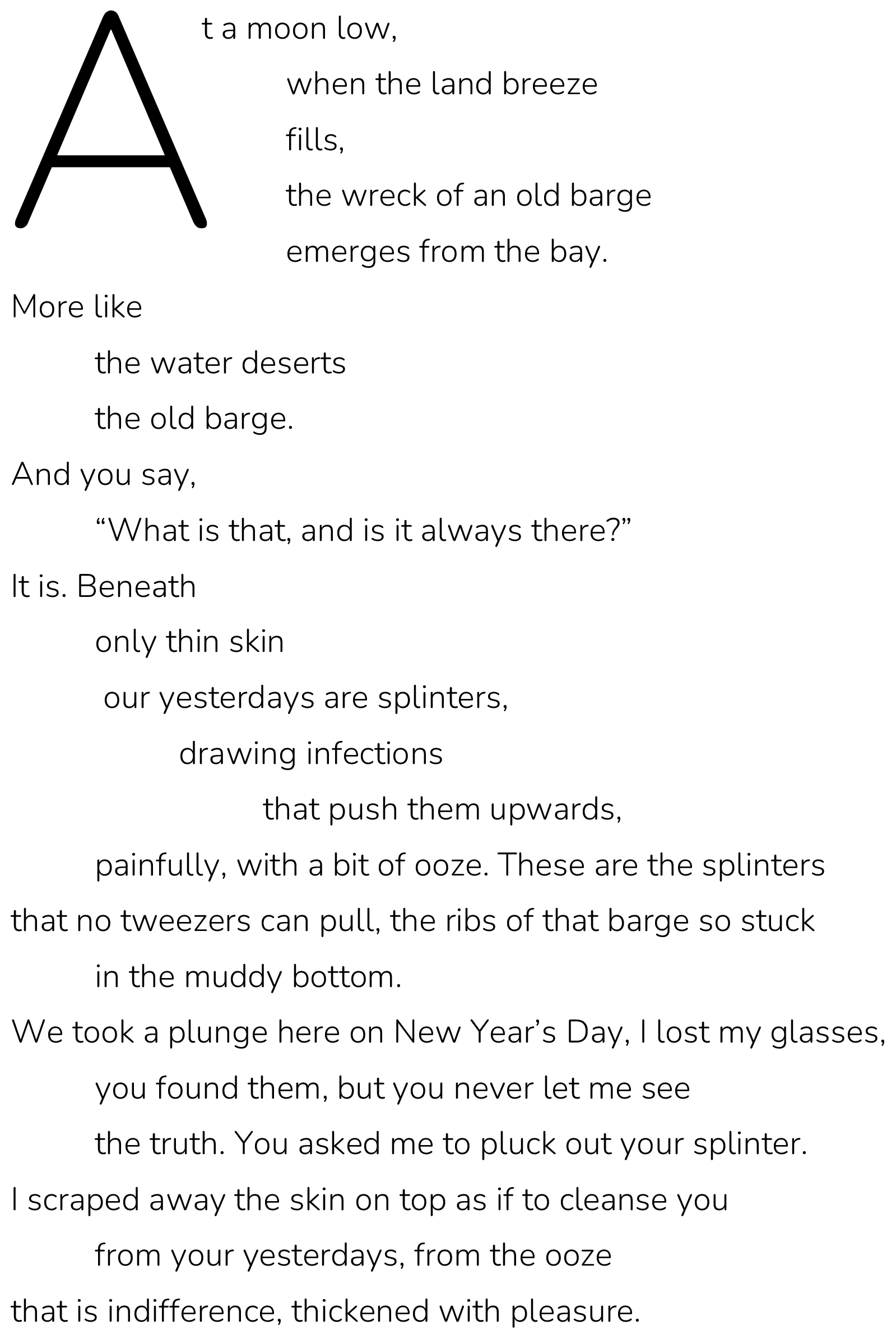 BARGE ~ George W. Shuster, Jr. – INSTANT NOODLES